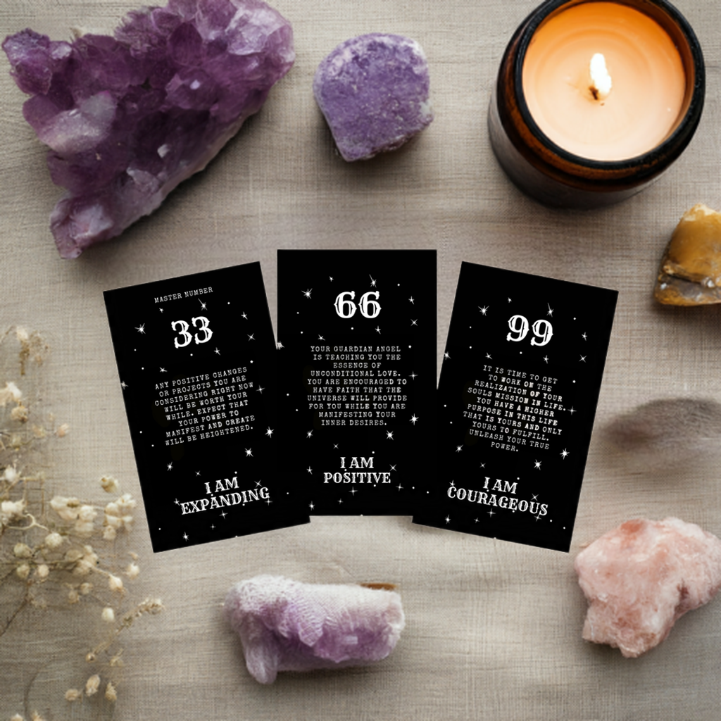 Angel Number Messages Oracle Deck | Scorpio Mystic Angel